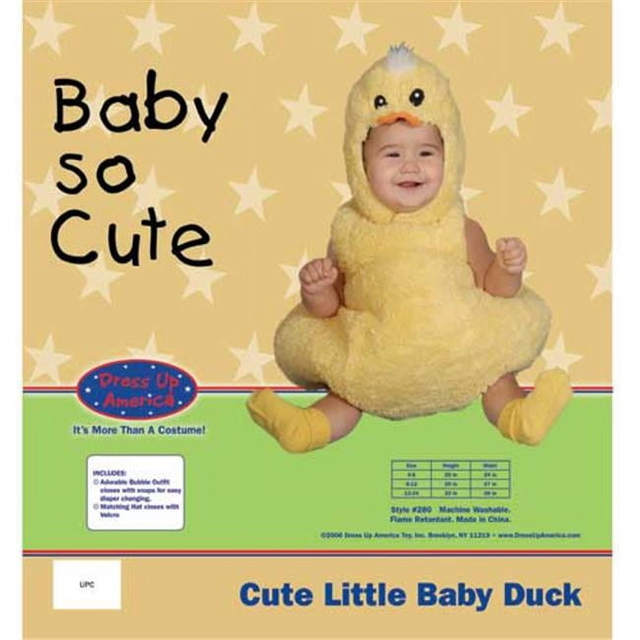 Dress Up America Cute Little Baby Duck Costume Set 12-24 280-24M ...
