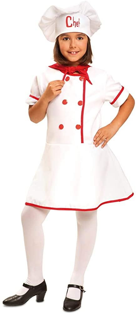 Dress Up America Deluxe Girl Chef Costume - Product Comes Complete with ...