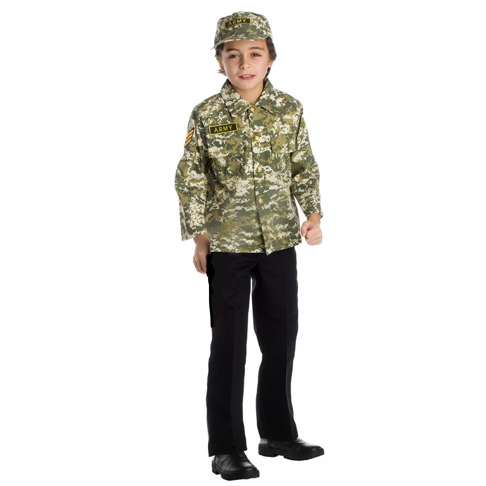 Dress-Up-America Dress-Up Costumes - Kids Pretend Play Sets - Soldier ...