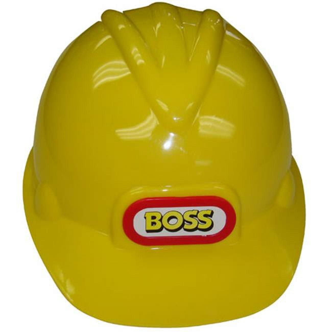 Dress Up America Child's Worker Toy - Yellow Construction Helmet for ...