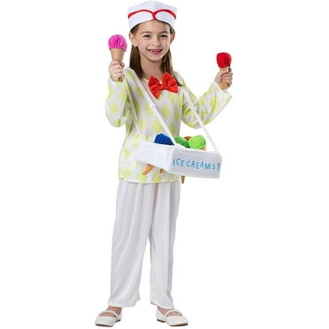 Kids Ice Cream Cone Costume - Walmart.com