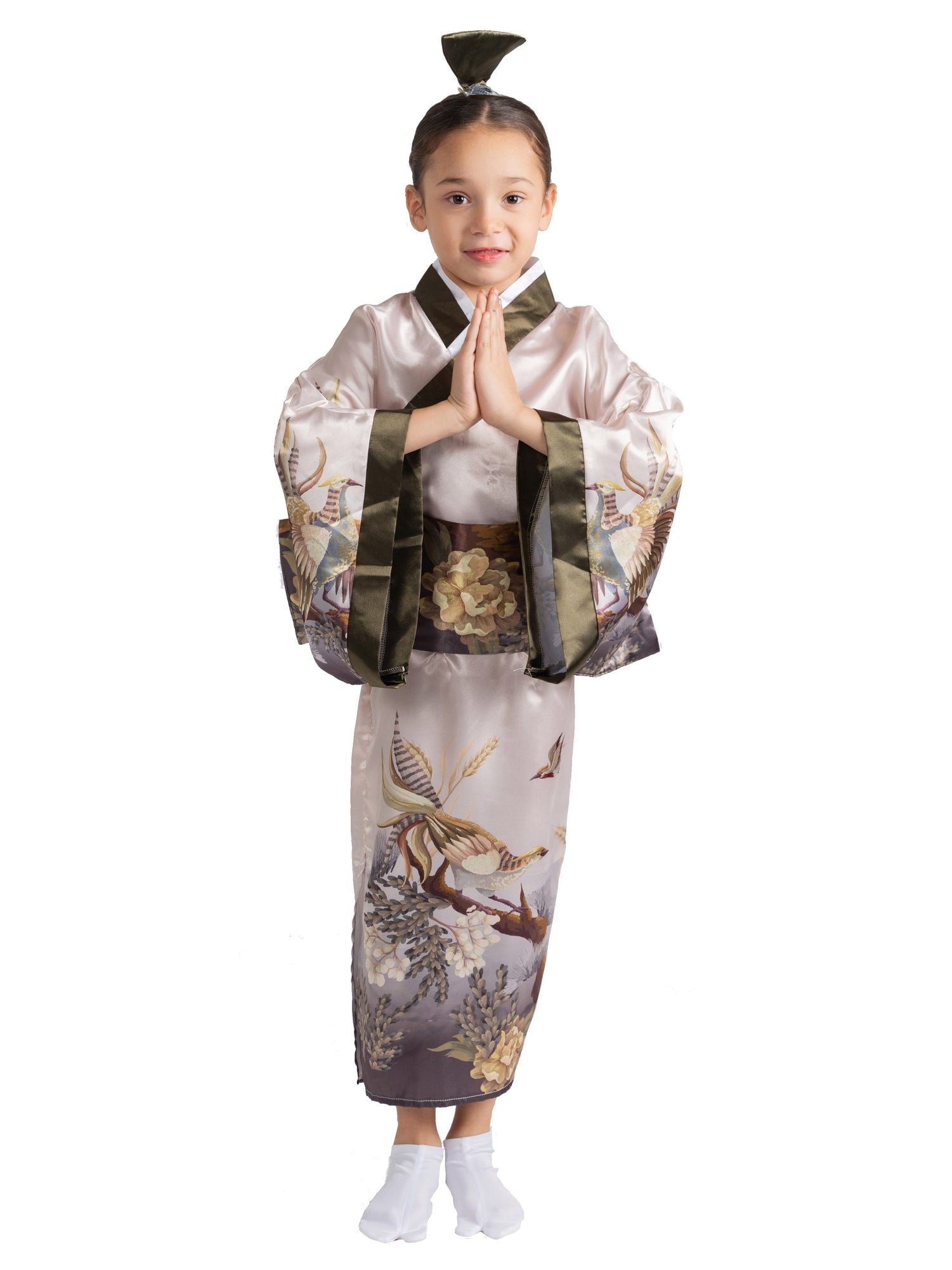 Dress-Up-America Japanese Kimono for Girls - Traditional Kimono Robe ...