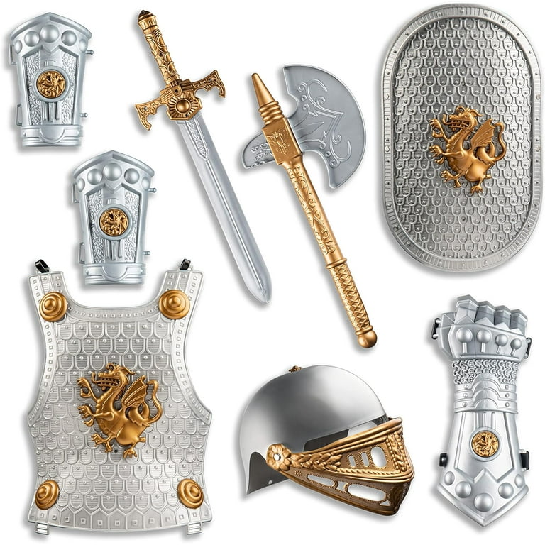 Medieval Knight Shield And Sword