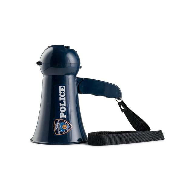 Dress-Up-America Police Officer Megaphone For Kids - Blue Policeman ...