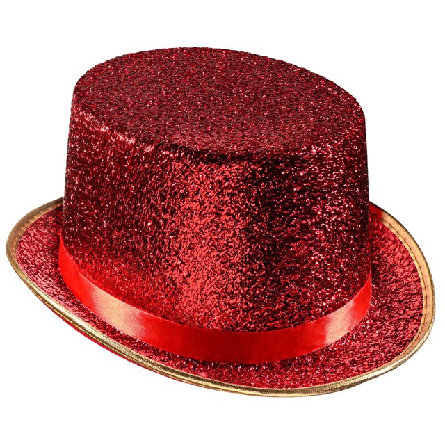 Dress Up America Shiny Top Hats for Adults - Tuxedo Magician Hat - One ...