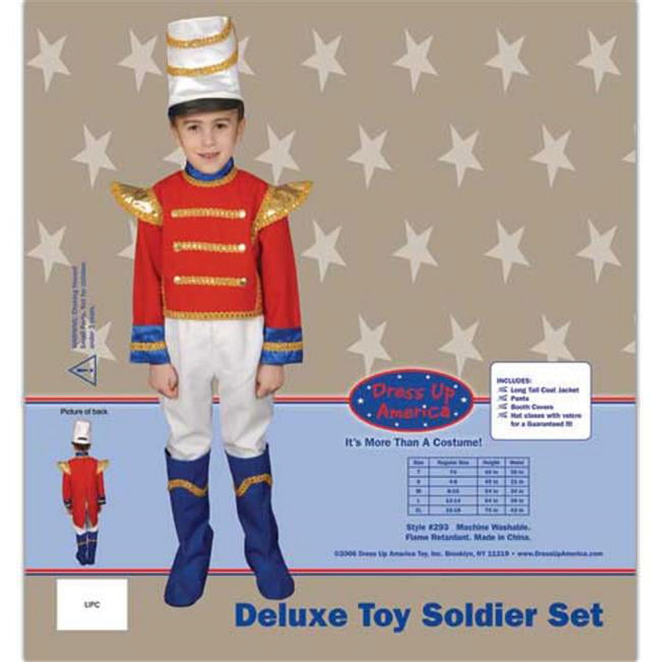 Dress Up America Toy Soldier Set Costume Set Medium 8-10 - Walmart.com