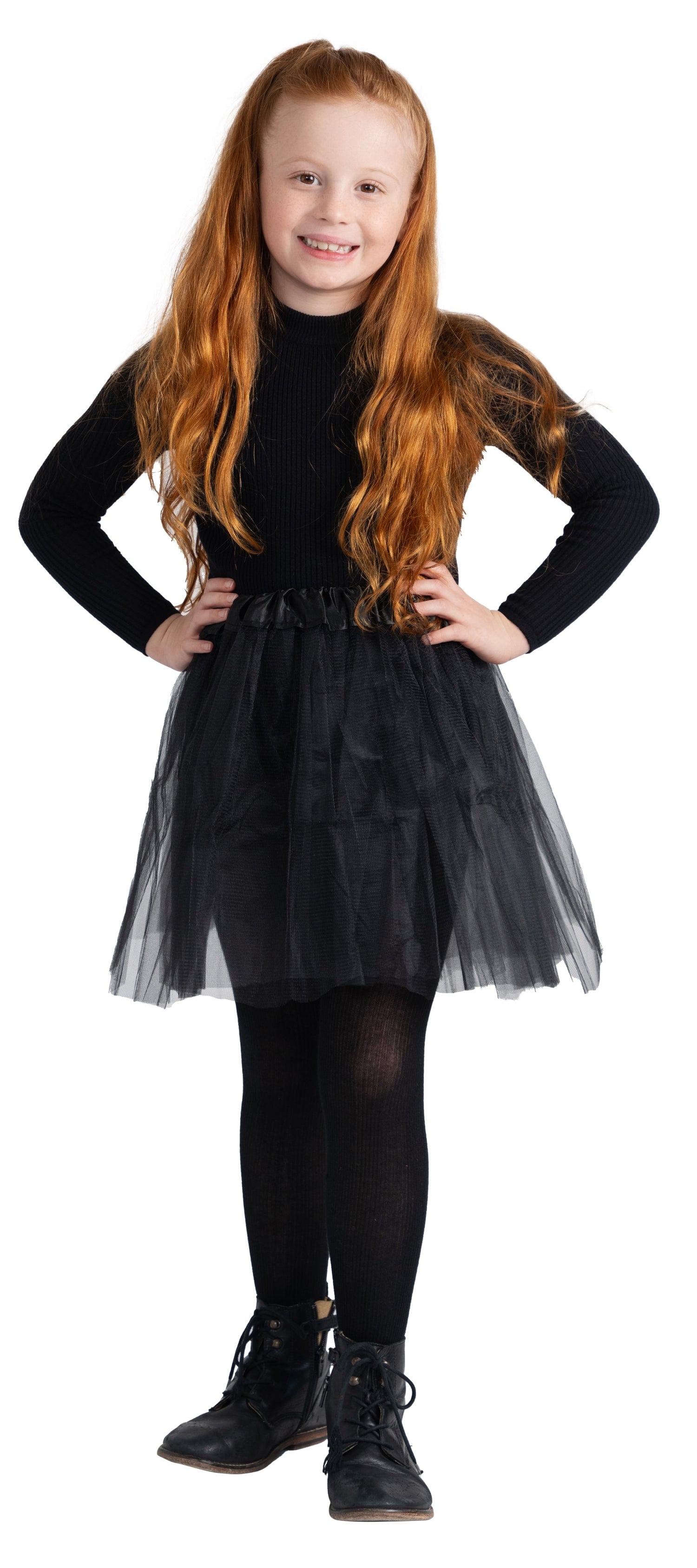 Dress-up-America Tutu for Girls - 4 Layered Tulle Ballet Princess Tutu ...