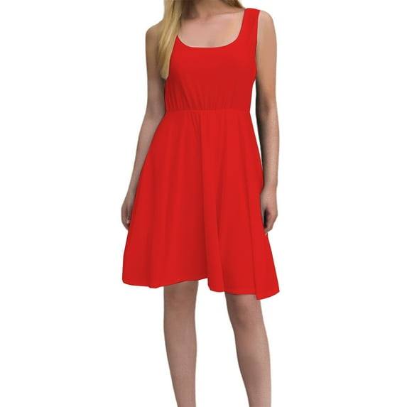 Dress Women halter dresses Square Neck Aline Dress Women Fall Spring ...