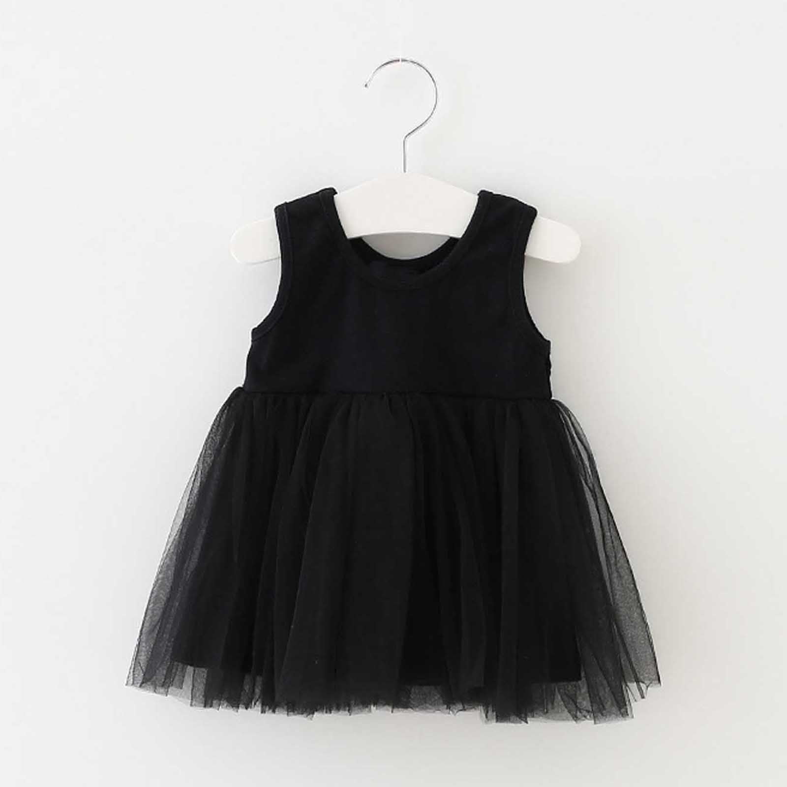 Dress for Girls Black Dress for Girls Toddler Girl Tulle Dress Baby ...