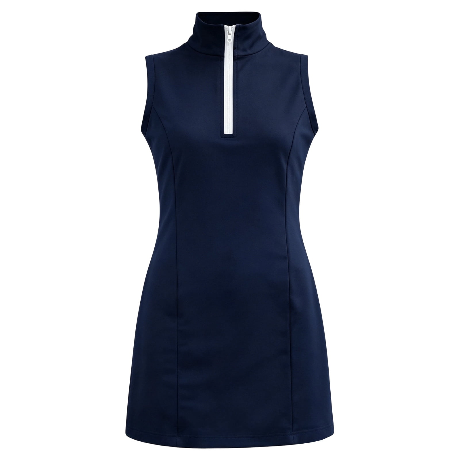 Dress for Girls Girls Sleeveless Performance Dress with Zipper Collar ...