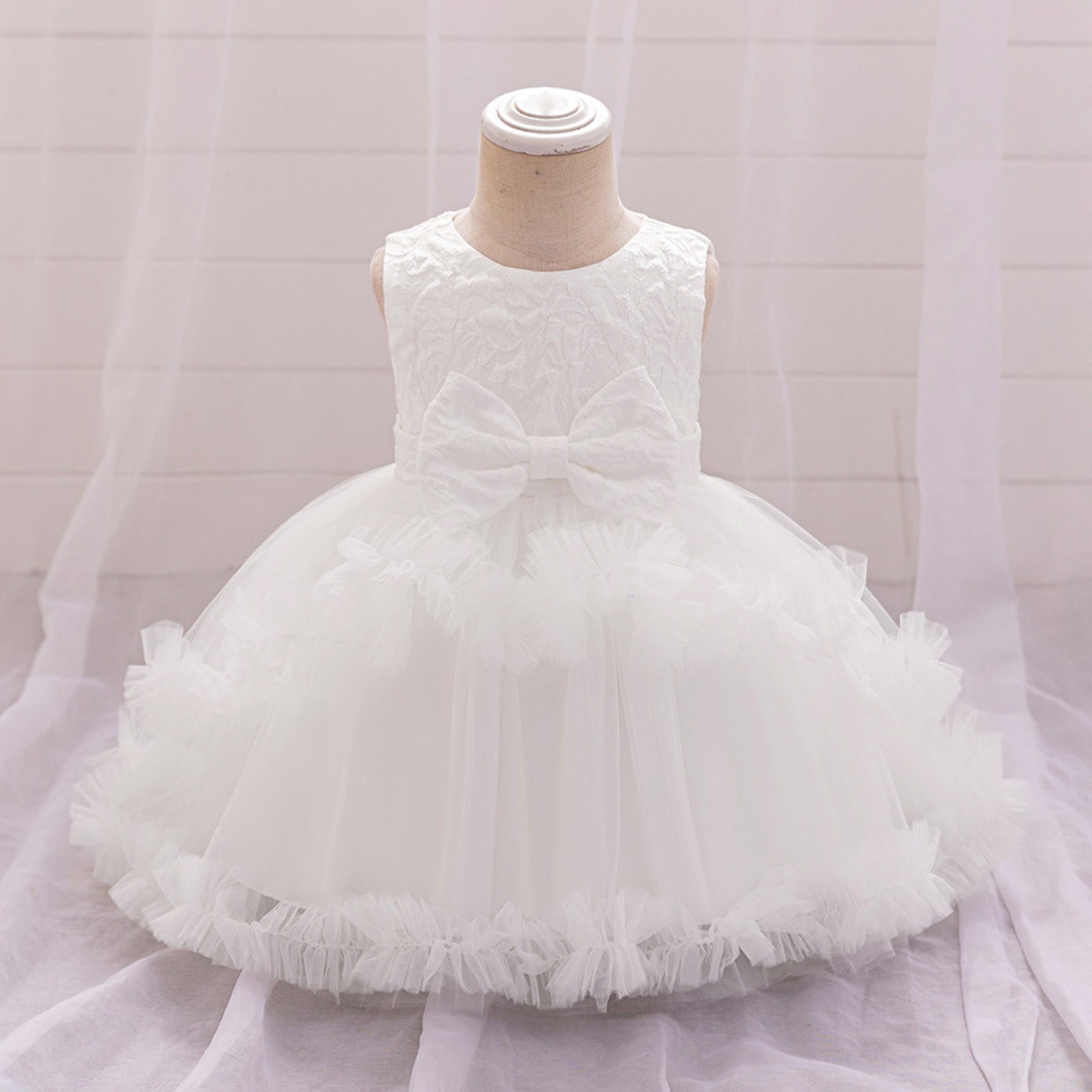 Girls Holiday Dresses Tutu Birthday Dress for Girls Toddler Fancy Girls ...