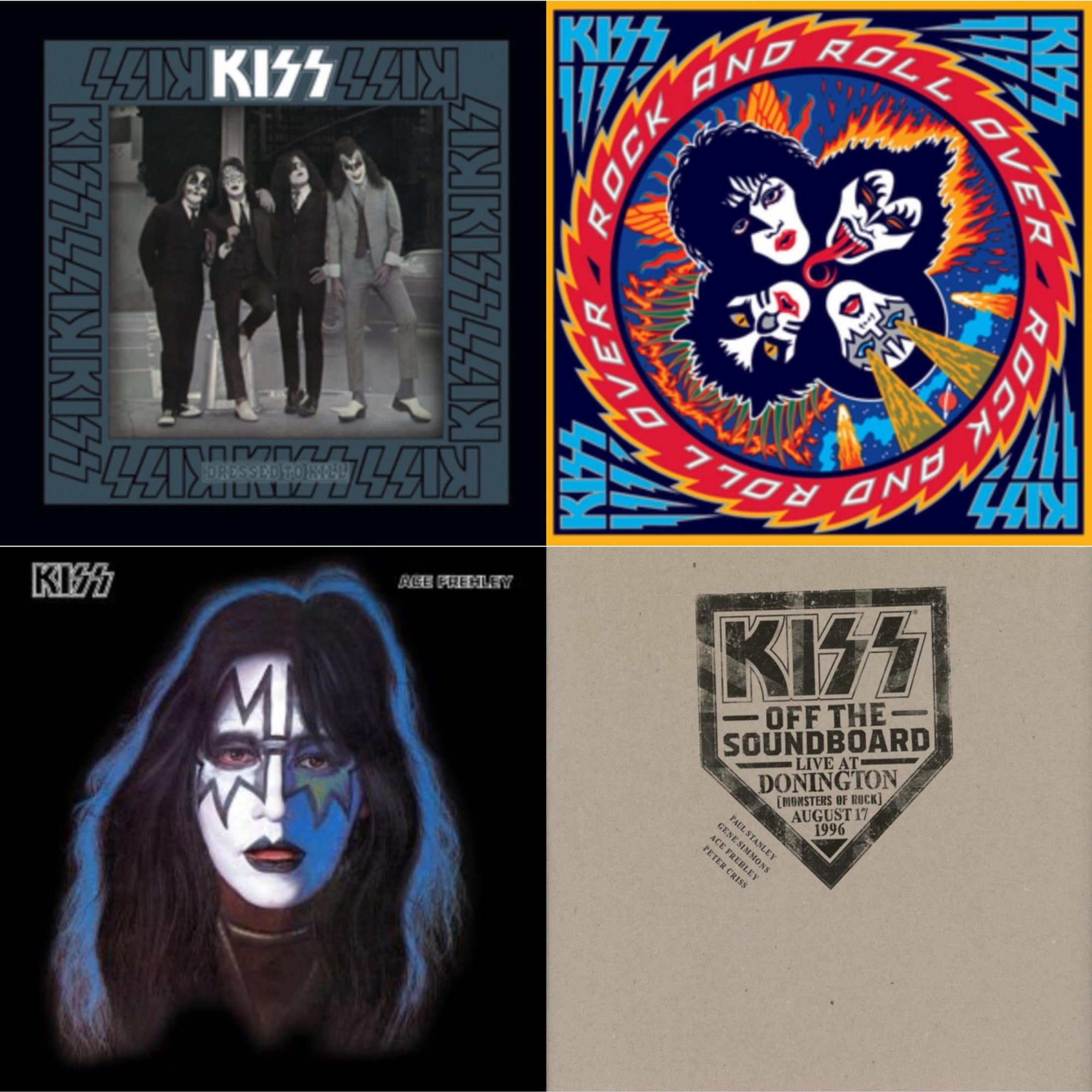 Dressed To Kill & Rock & Roll Over & Ace Frehley & Kiss Off The ...