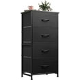 Dresser with 4 Drawers, Fabric Storage Tower, Organizer Unit for ...