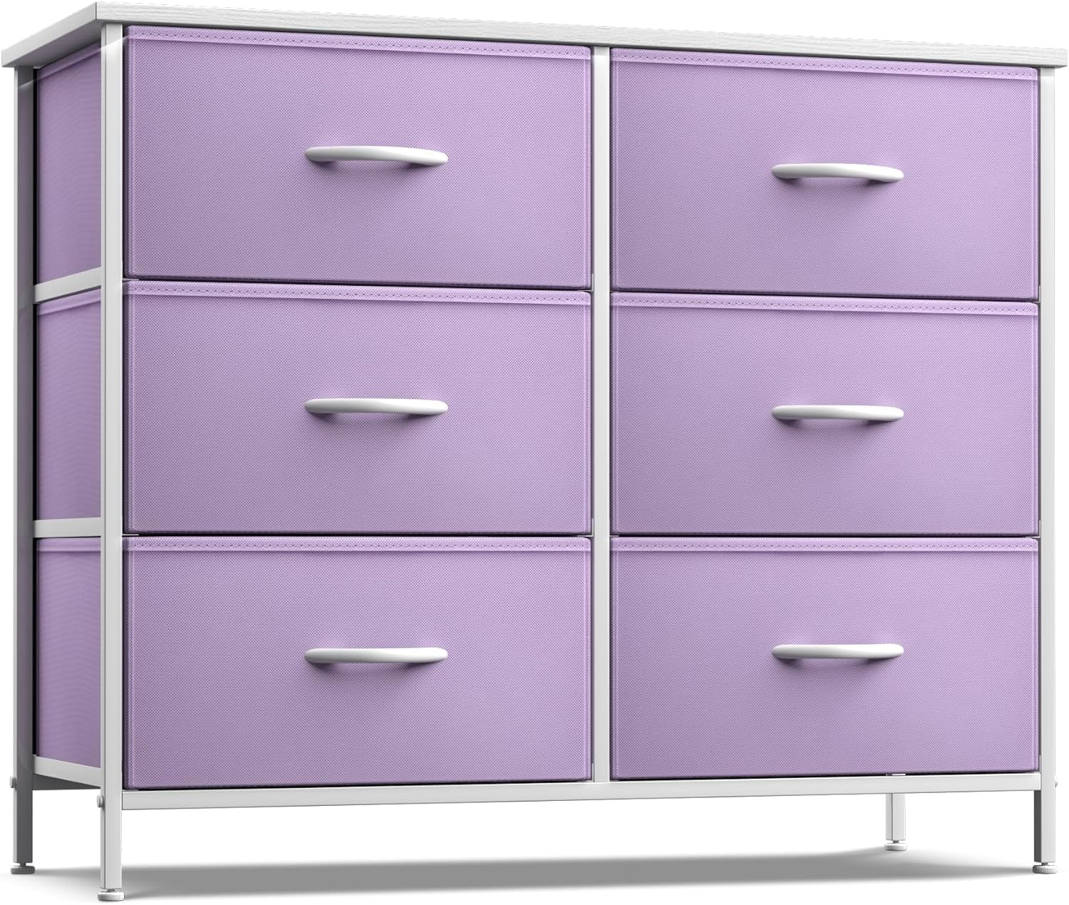 Dresser with 6 Drawers - Furniture Storage Tower Unit for Bedroom ...