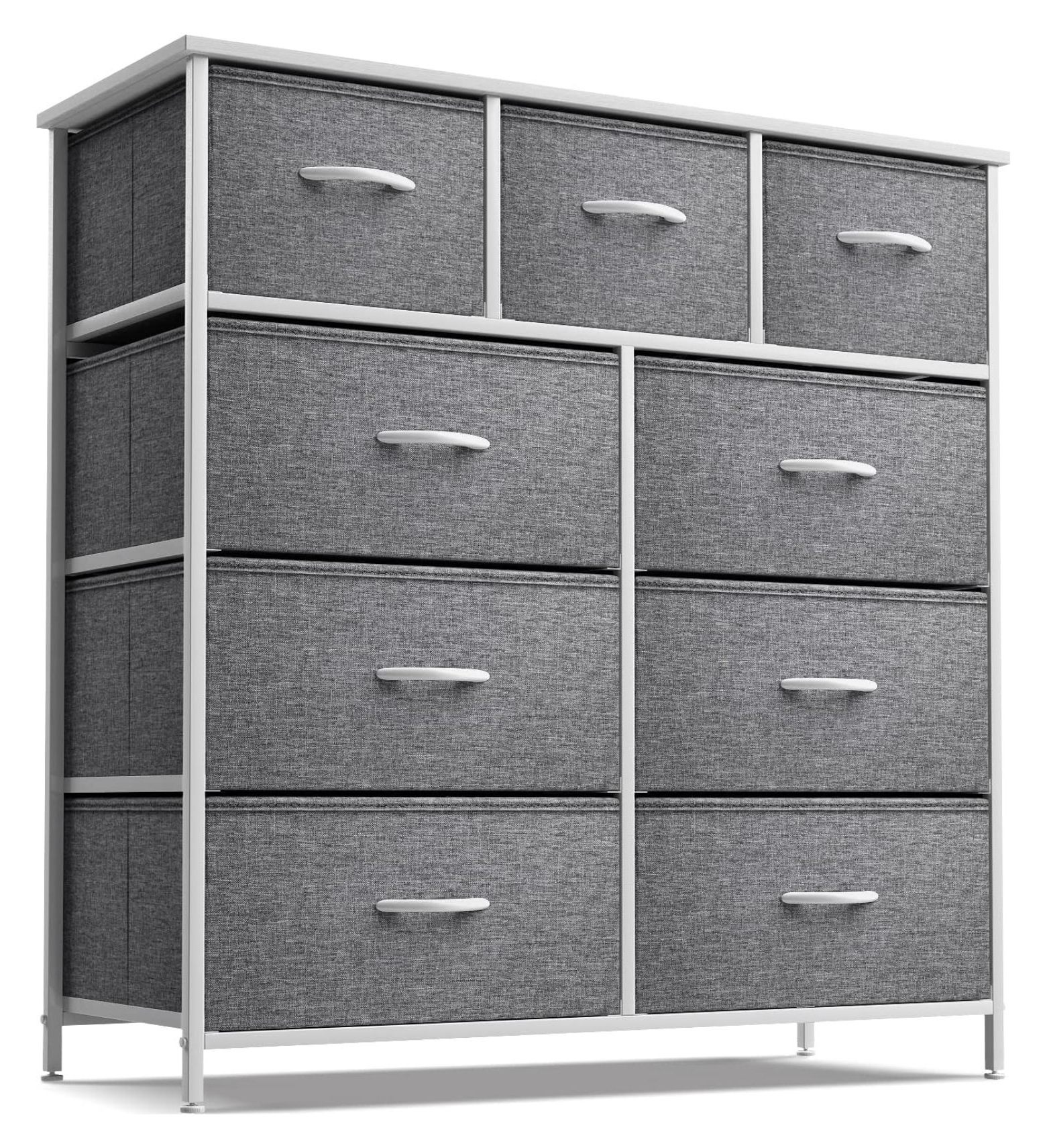 Dresser with 9 Drawers - Furniture Storage Chest Tower Unit for Bedroom ...