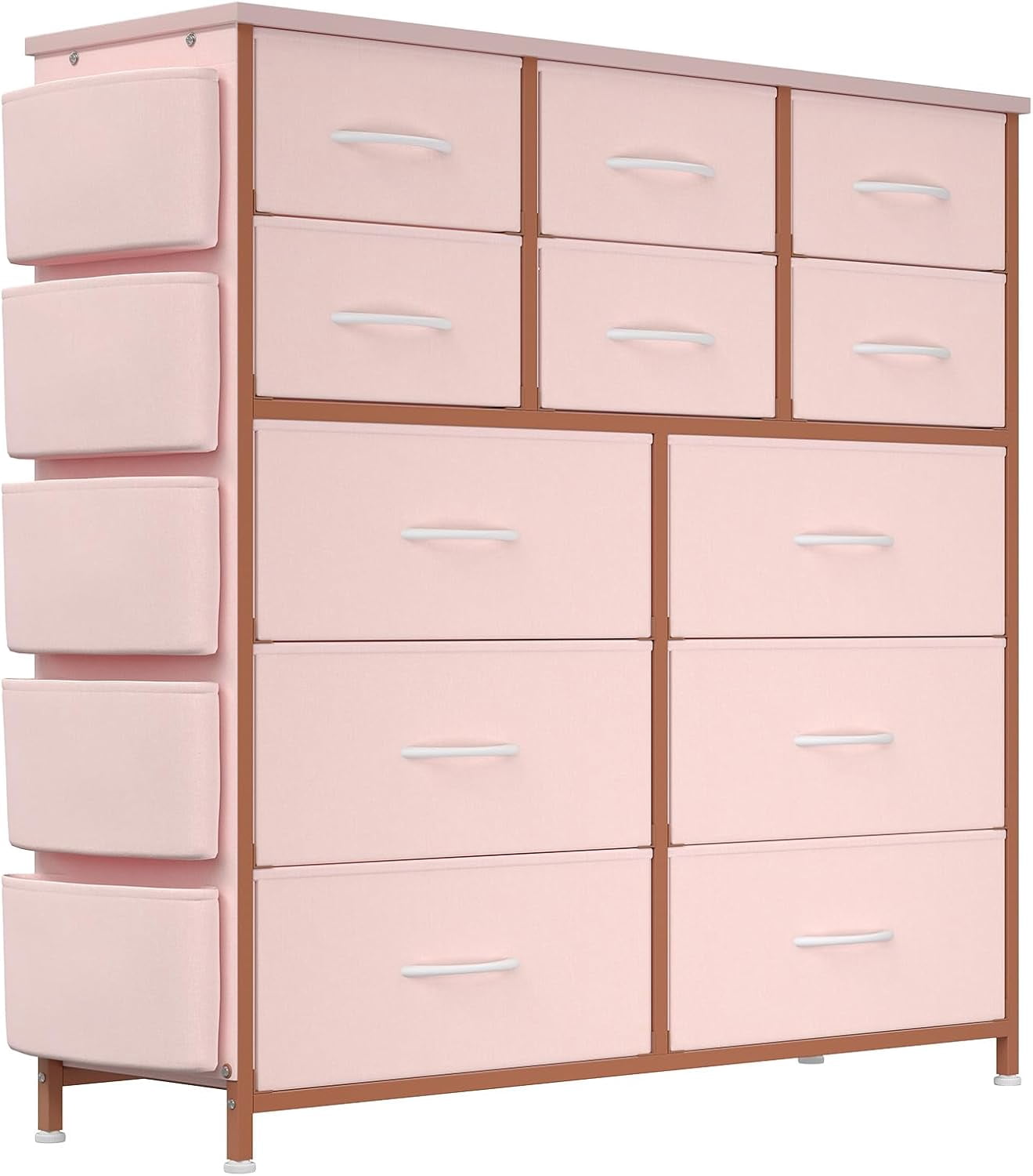 Dresser for Bedroom with 12 Drawers, Tall Dresser Chest of Drawers with ...