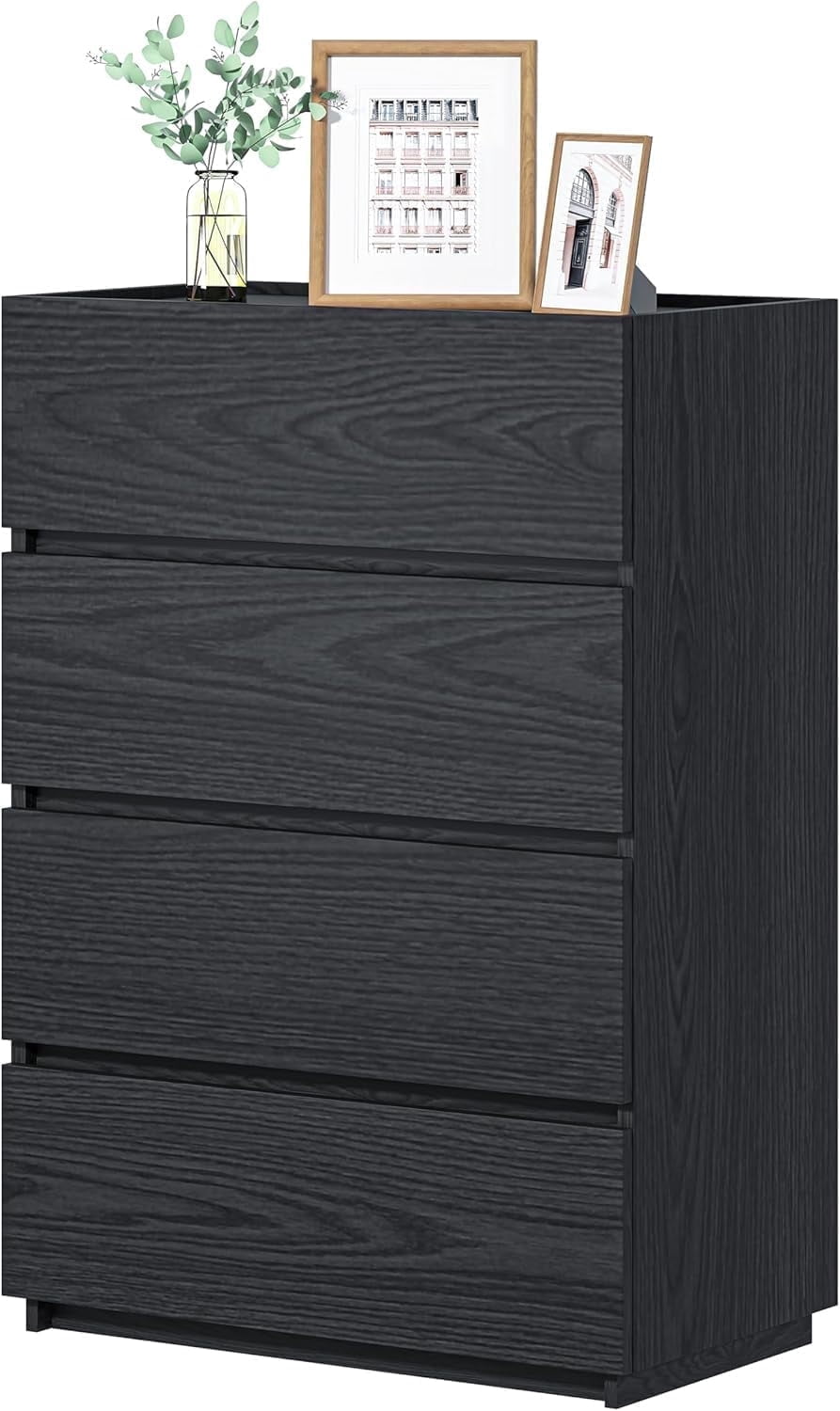 Dresser for Bedroom, 23.6''W 4 Drawer Dresser, Wood Nightstand for ...