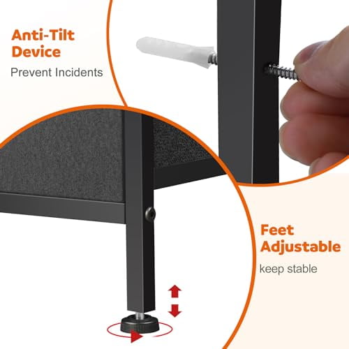 Dresser for Bedroom with 5 Drawers, Chest of Drawers, Storage Drawers ...