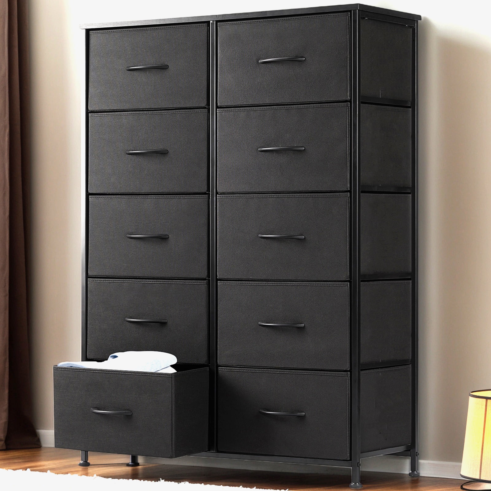 Dresser for Bedroom with 10Drawers, Chest of Drawers, Storage Drawers ...