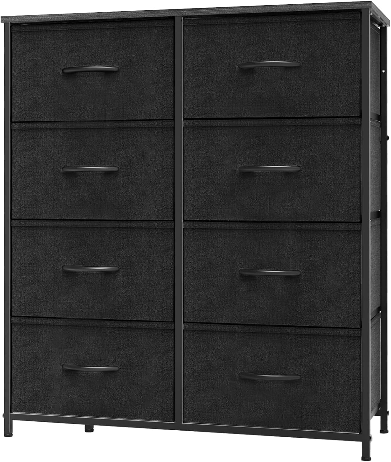 Dresser for Bedroom,8 Storage Fabric Drawers, Metal Frame and Wooden ...