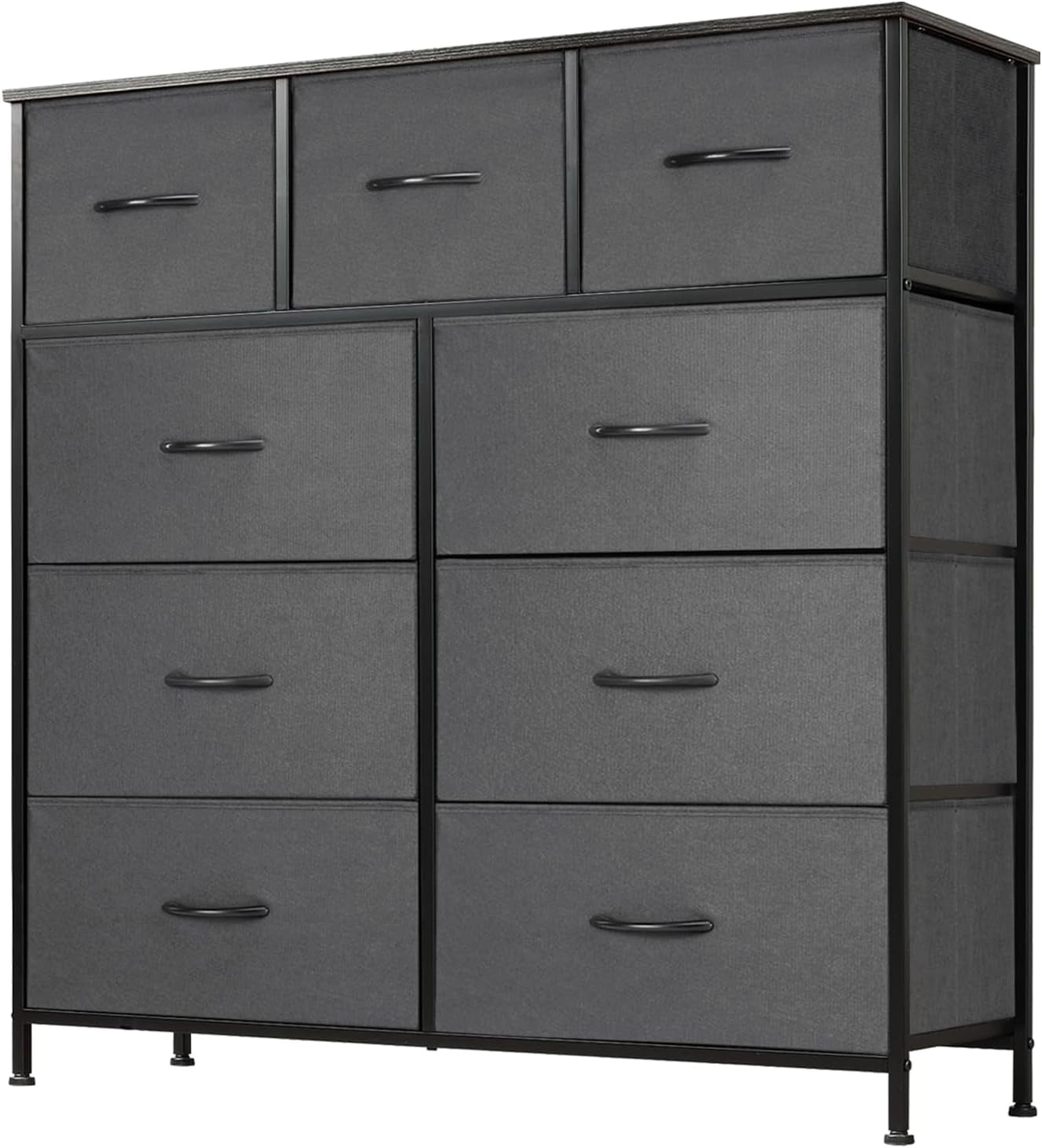 Dresser for Bedroom, Chests of Drawers, Storage Organizer with 9 ...