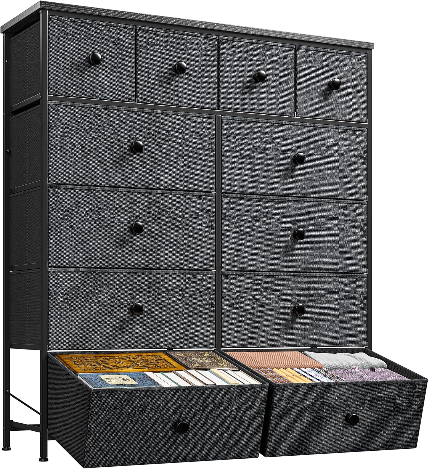 Dresser for Bedroom Drawer Organizer Storage Drawers, Fabric Dressers ...