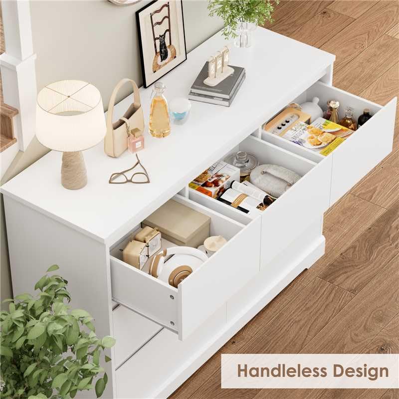 Dresser for Bedroom, Modern White Dresser, Wood Chest of Drawers ...