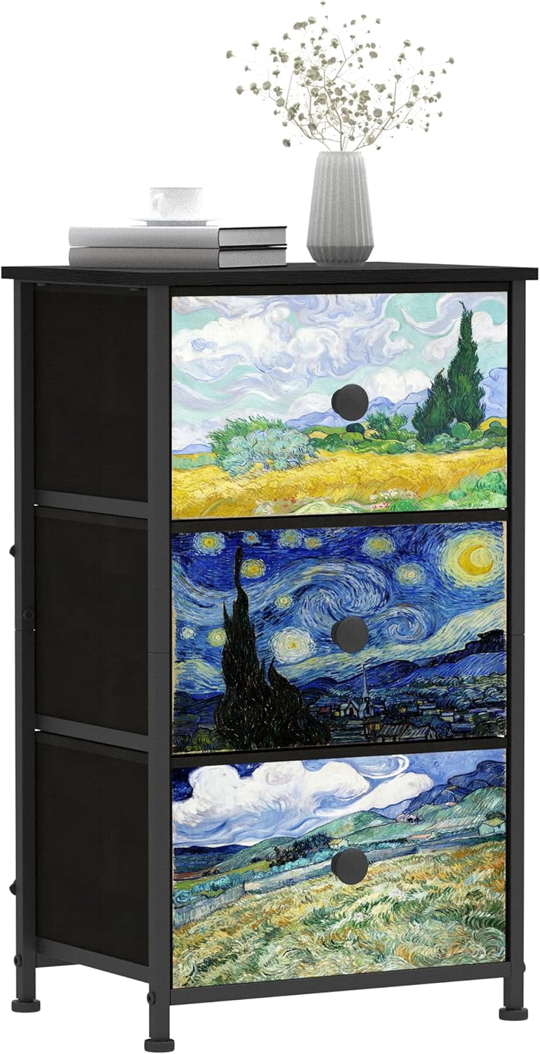 Dresser for Bedroom Slim 4 Drawer Dresser Vertical Storage Tower Unit ...