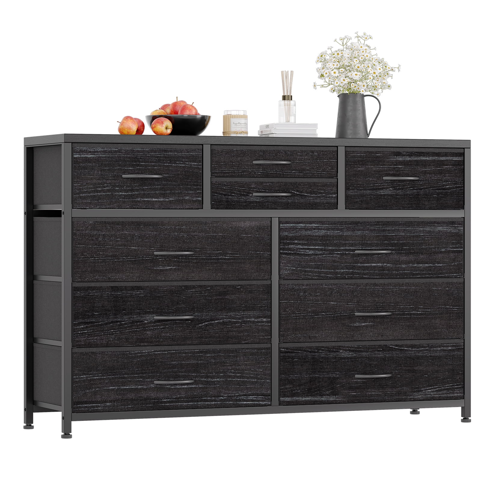 Dresser for Bedroom,Storage Drawers,TV Stand Fabric Storage Tower with ...