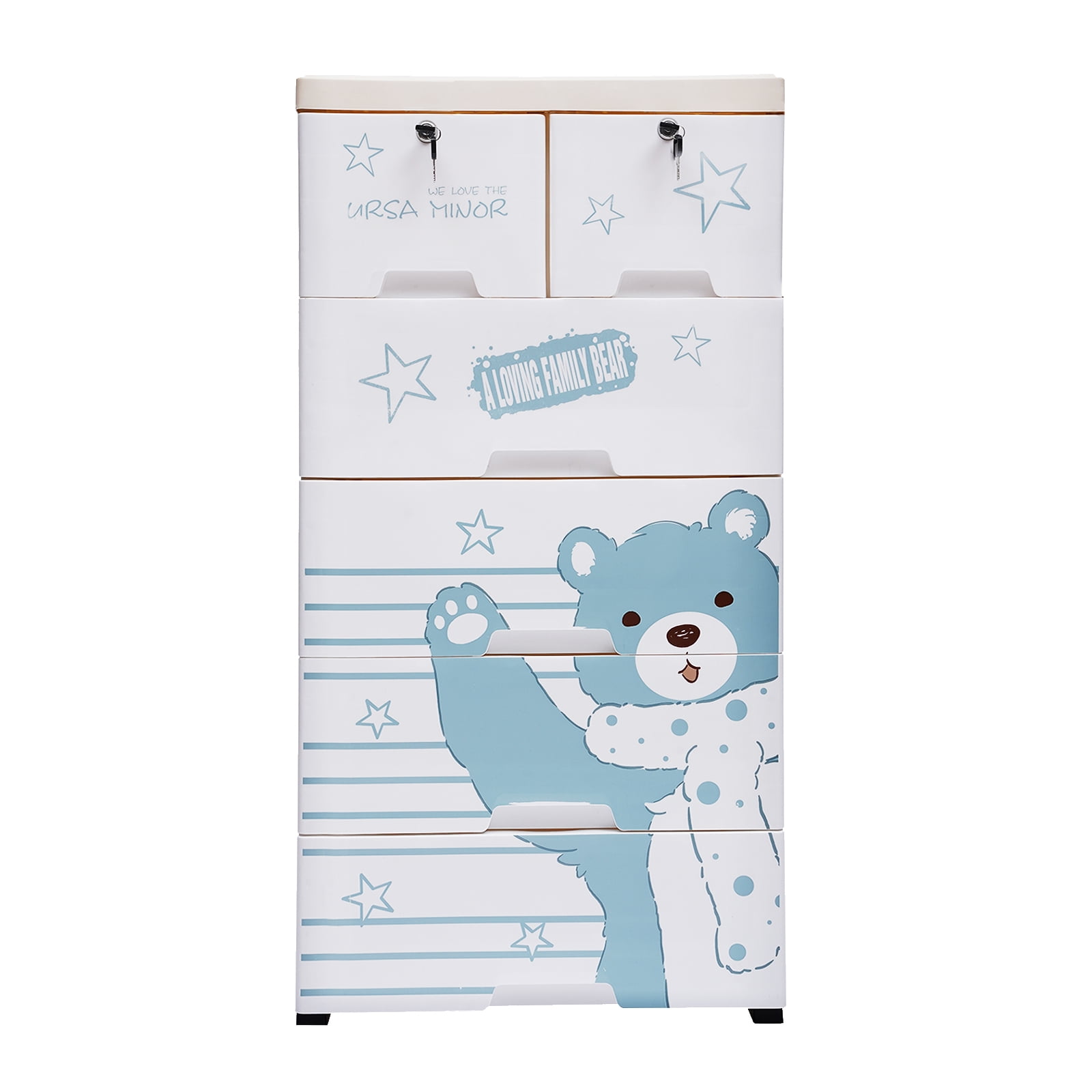 Dresser Drawer Organizers,Plastic Lockable Storage Cabinet,Dresser with ...