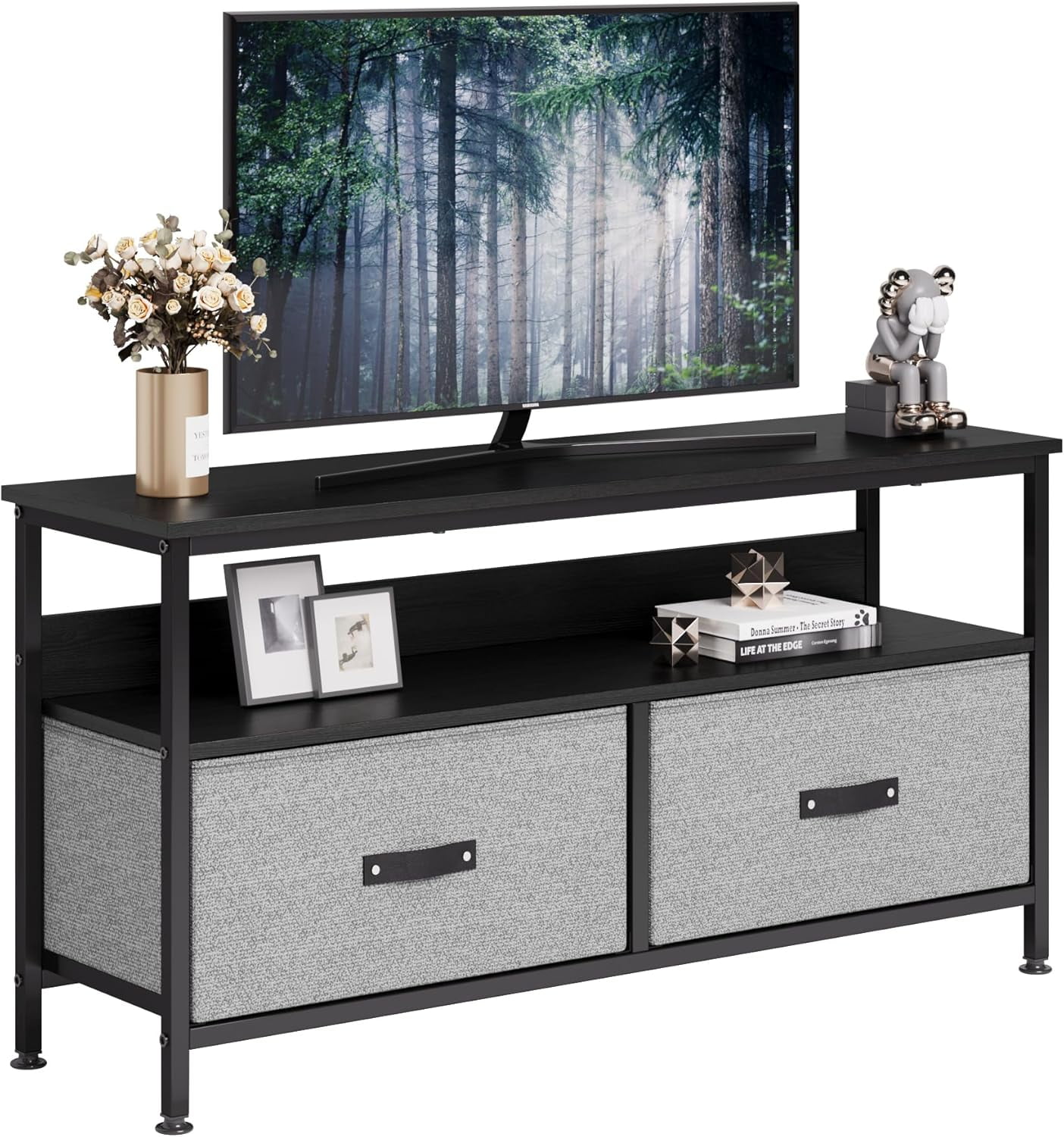 Dresser TV Stand, Entertainment Center with Storage, 50 Inch TV Stand ...