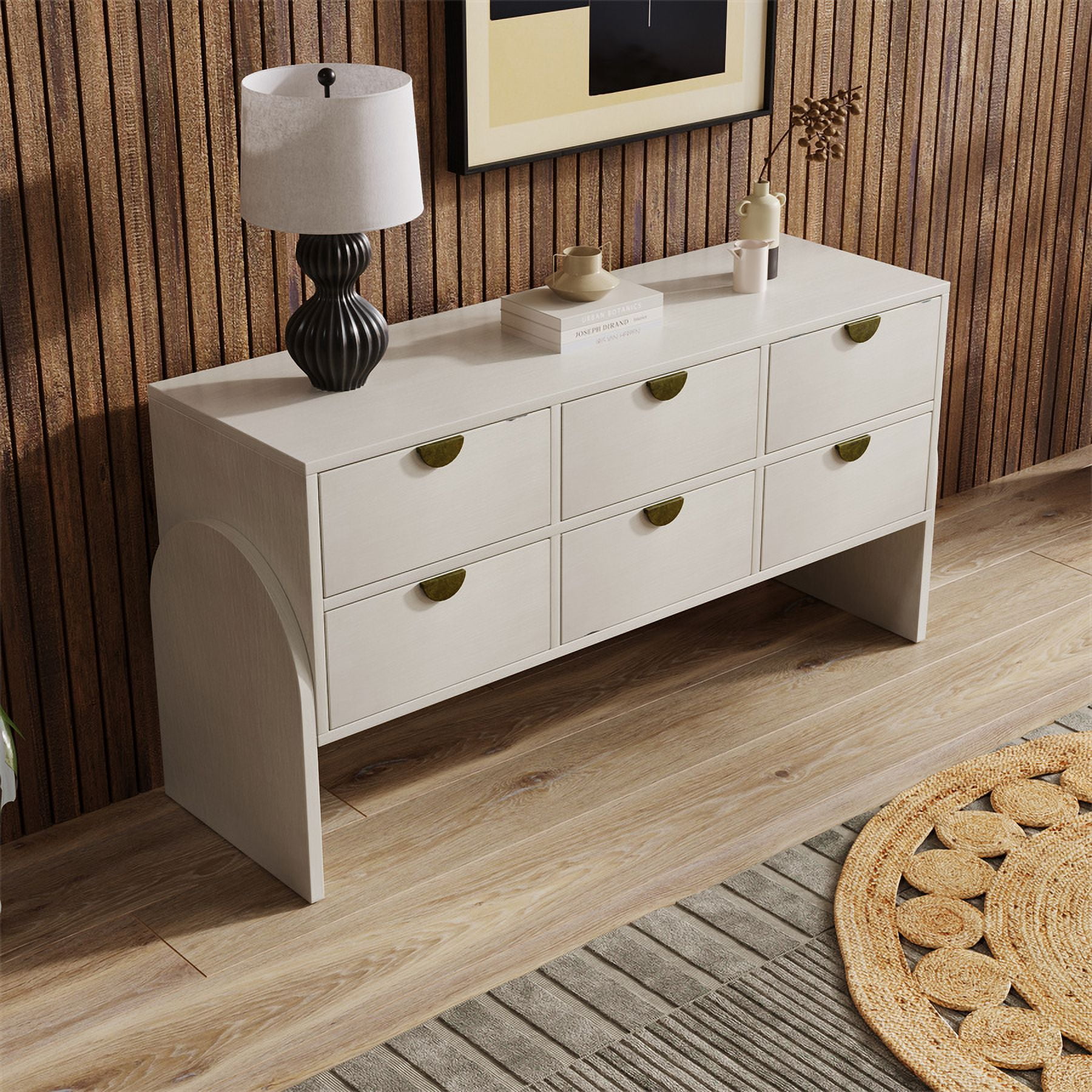 Dresser with Three-Drawer, Sideboard, Retro Style Sideboard,Cabinet ...
