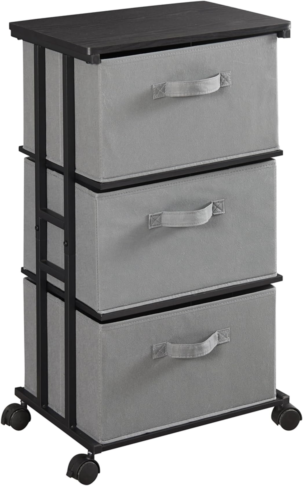 Dresser Tower with 3 Drawers for , Fabric Storage Organizer Unit, Chest ...