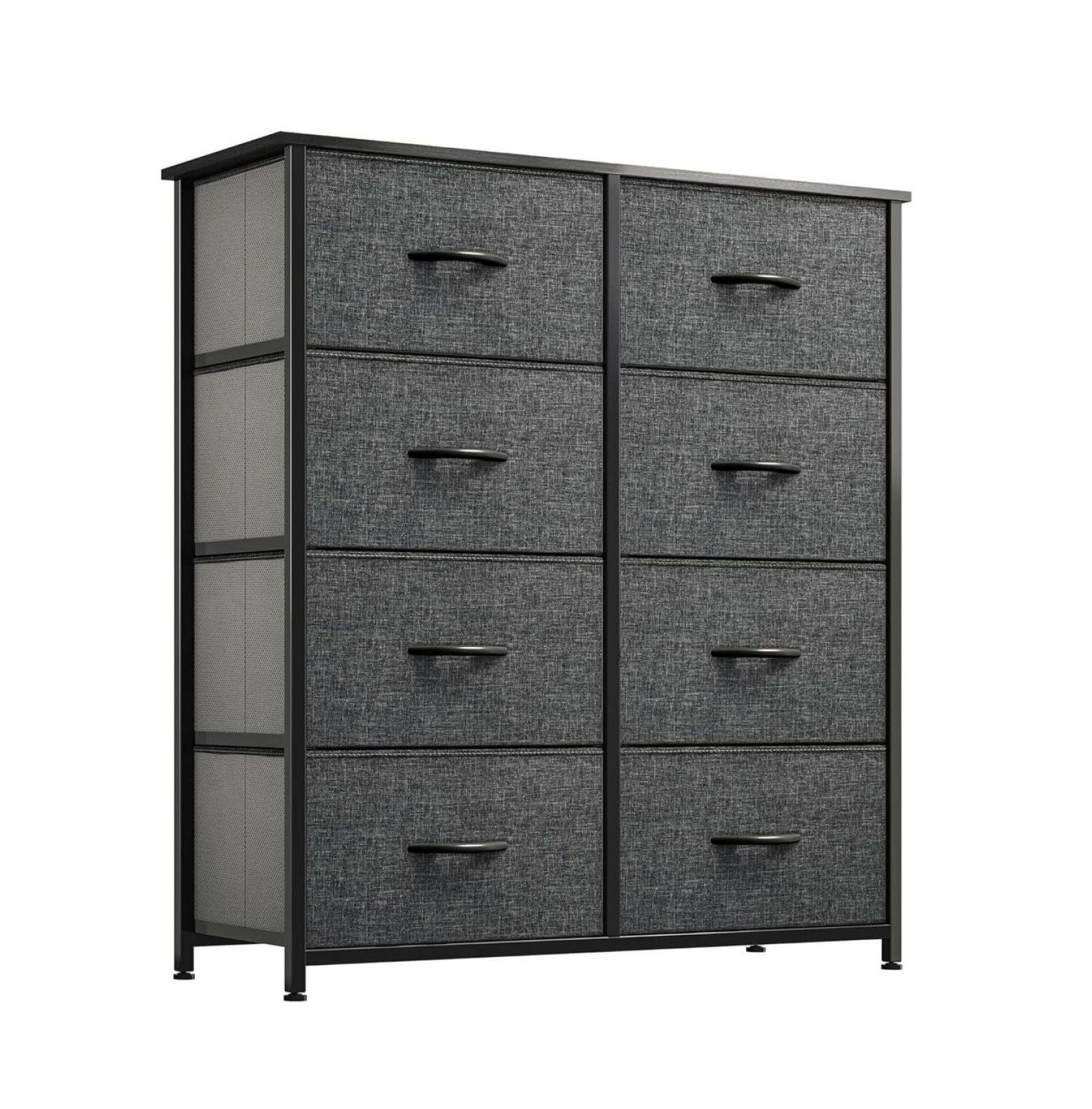 Dresser in the bedroom, tall dresser with 8 drawers, storage tower with ...