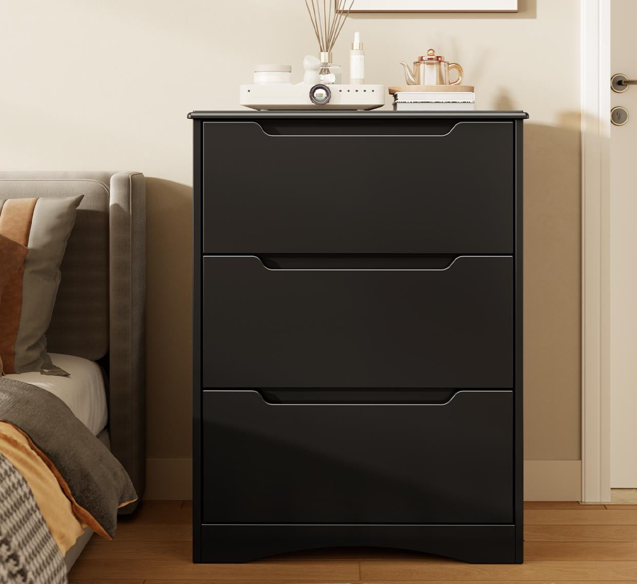 Dresser for Bedroom, Chest of Drawers with Large Storage Capacity, 3 ...
