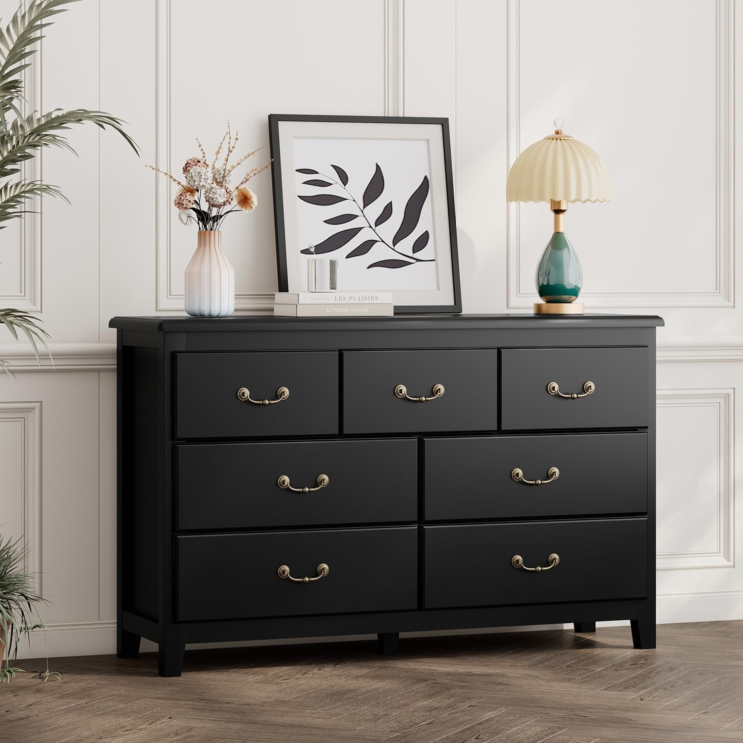 Dresser for Bedroom, Farmhouse Dresser for Bedroom, Wide Chest of ...