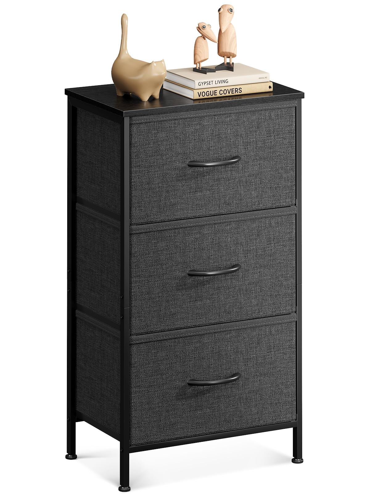 Dresser for Bedroom Nightstand, Small Fabric Dresser Chests of Drawers ...