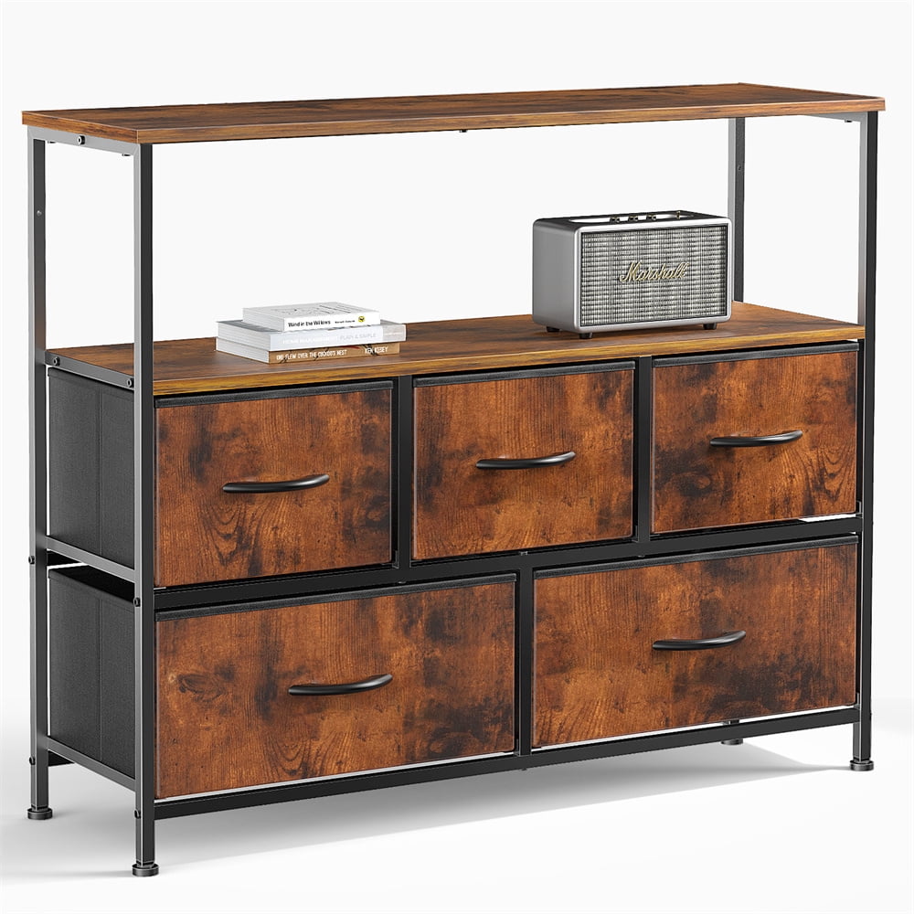 Dresser for Bedroom, Tall TV Stand for 60 inches, Media Console Table ...