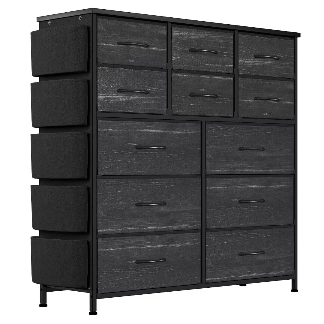 Dresser for Bedroom with 12 Drawer, Storage Organizer Unit with Fabric ...