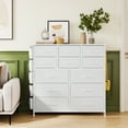Dresser for Bedroom with 12 Drawers, Fabric Dressers & Chest of Drawers ...