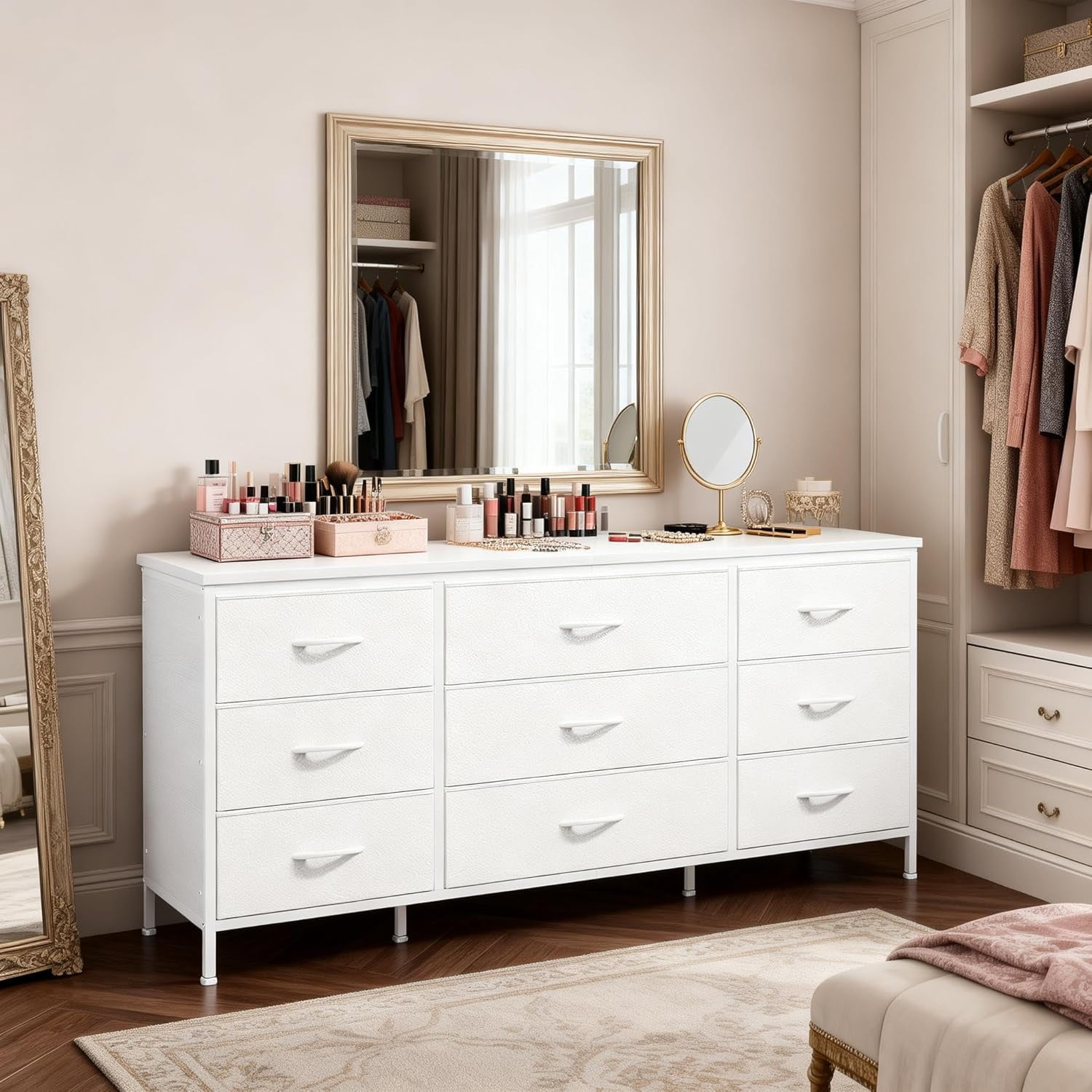 Dresser for with 9 Wide Dressers, 60" TV Stand for , Long Dresser & TV ...