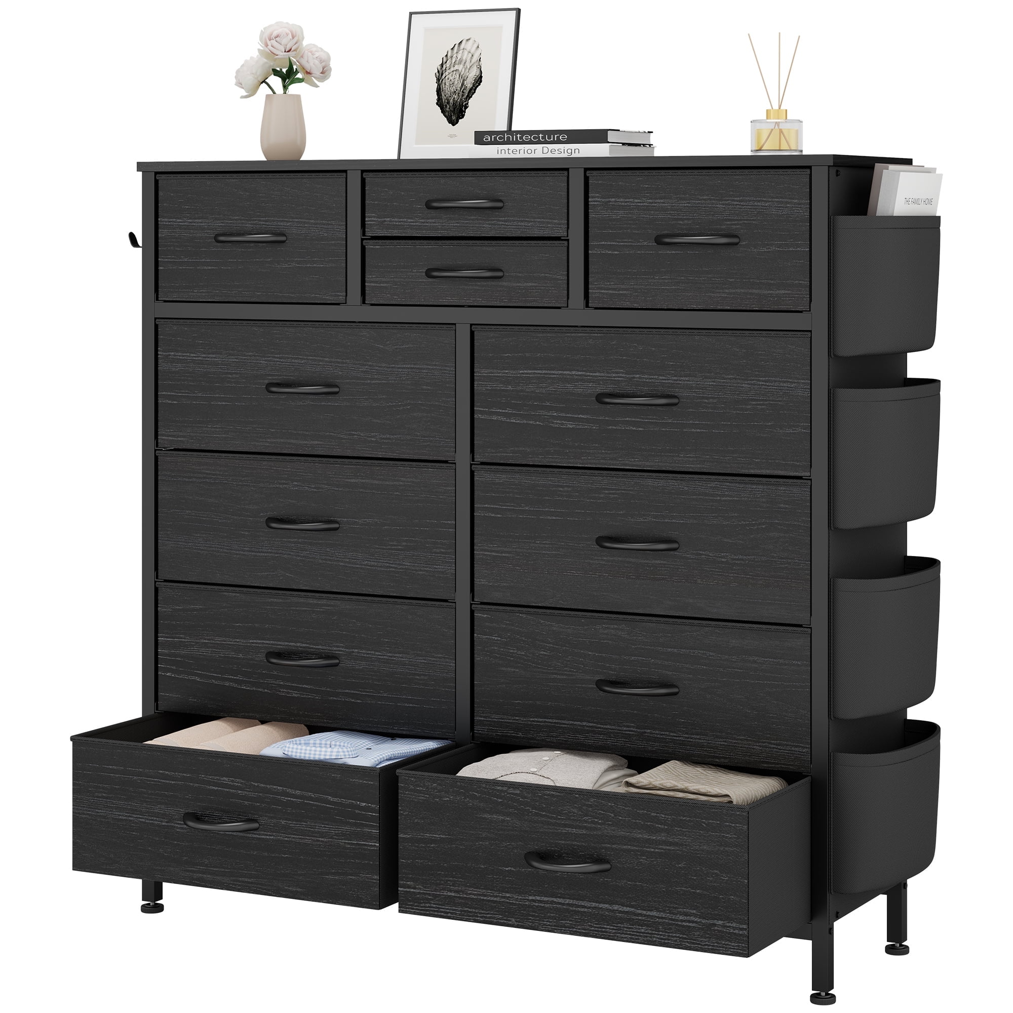 LainTene 12 Drawer Dresser, Chest of Drawers Storage Tower Storage ...