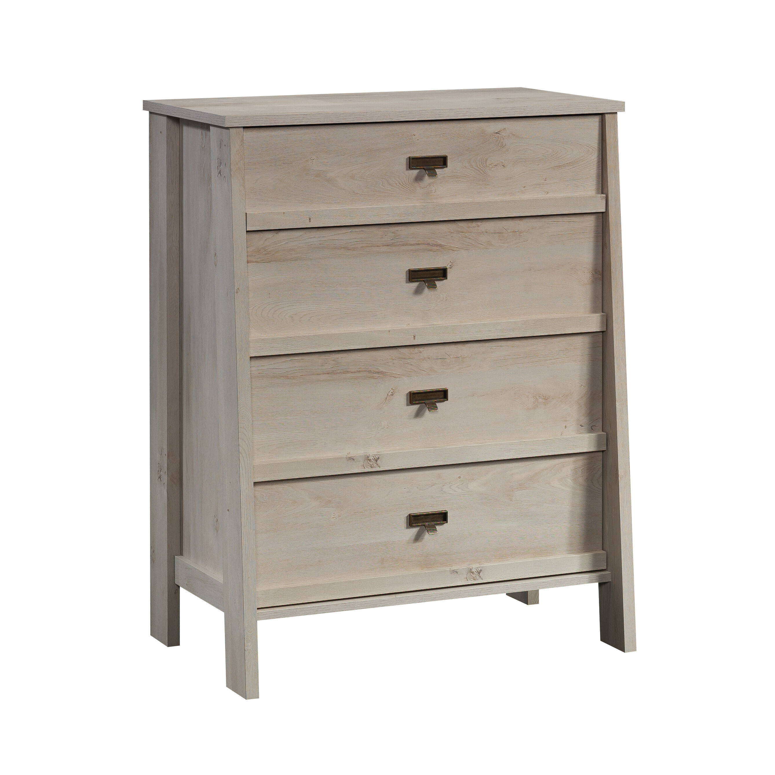 Dressers, 4-Drawer Chest, Gray finish, Gray Bedroom Dressers,Engineered ...
