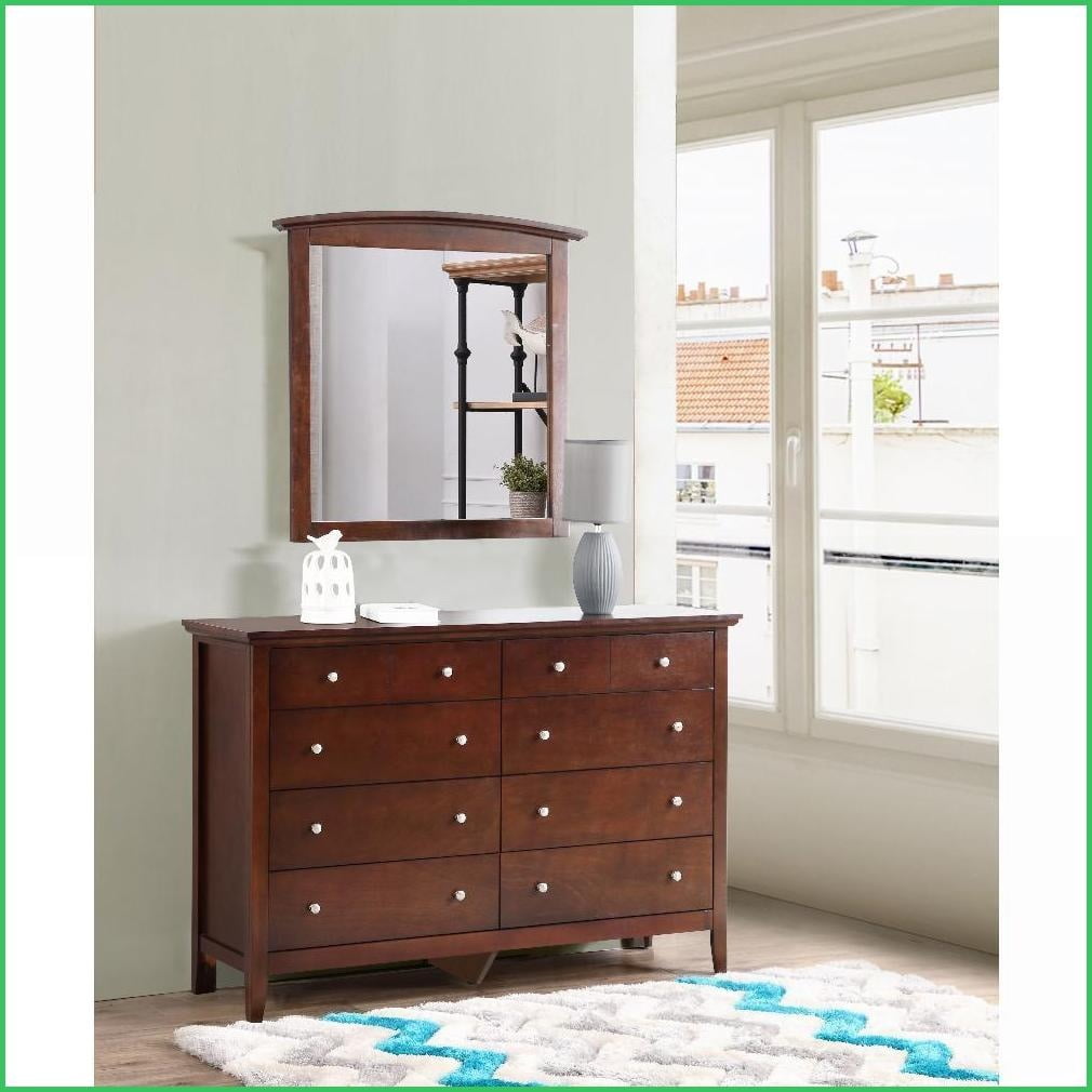 Dressers, Contemporary Fully Assembled 5-Drawer with Real Wood Veneers ...
