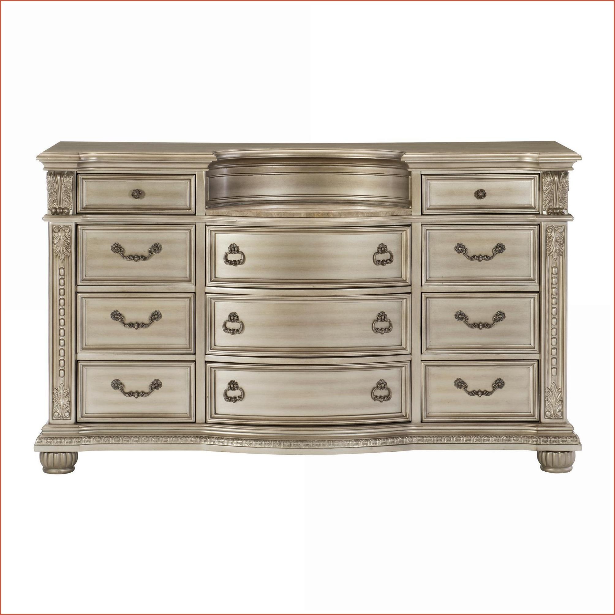 Dressers Traditional Old World European 11-Drawer Genuine Marble Top ...