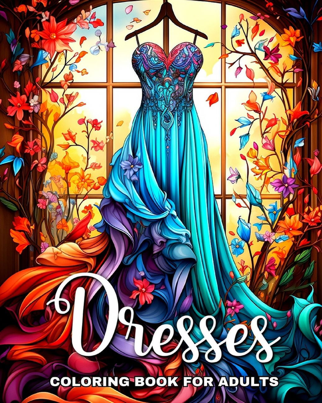dress design coloring book