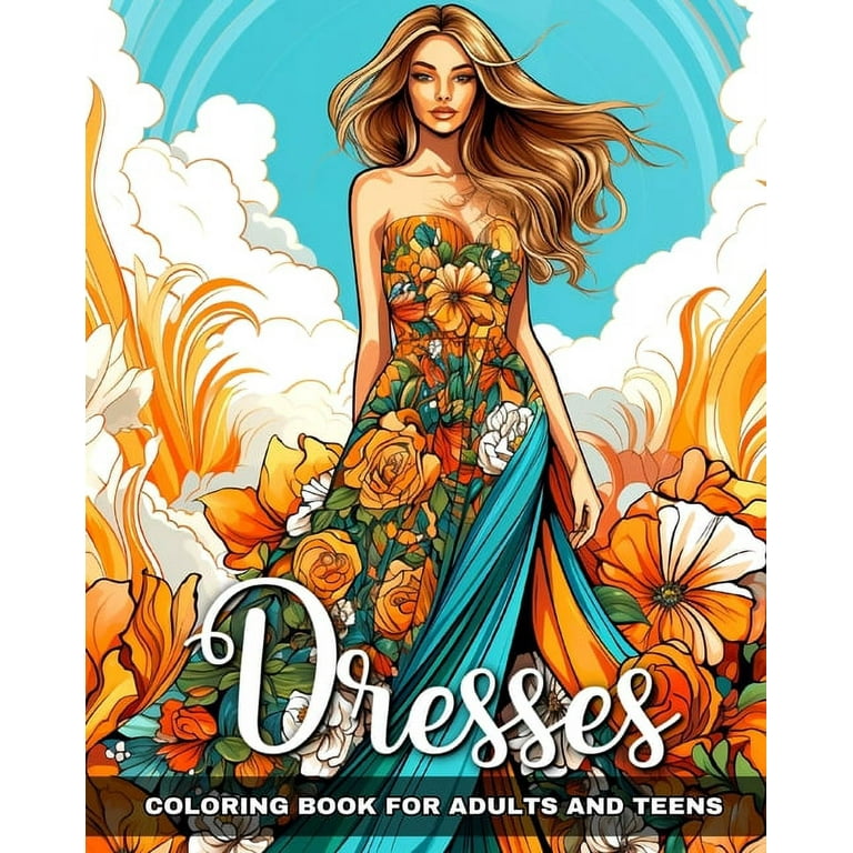 dress design coloring book