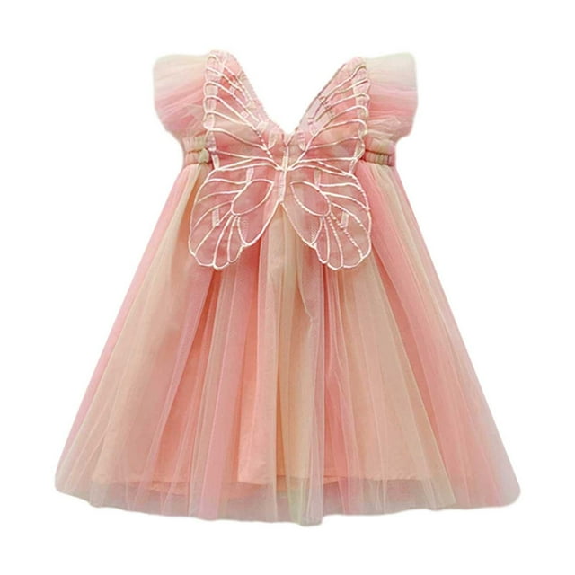 Dresses For Girls Size 12 Summer Sleeveless Mesh Back Dance Party ...