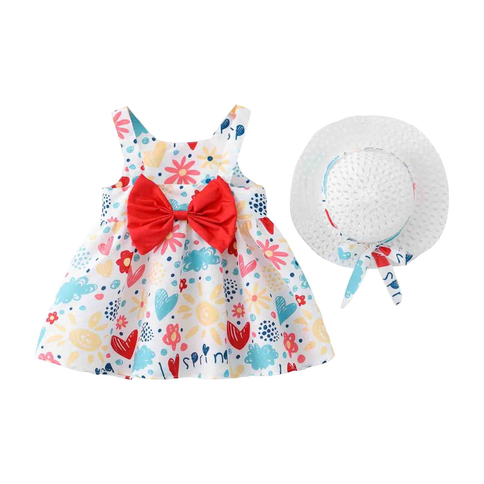 Dresses Kids Tutu Dress Sleeveless Backless Princess Flower Bow Sunress ...