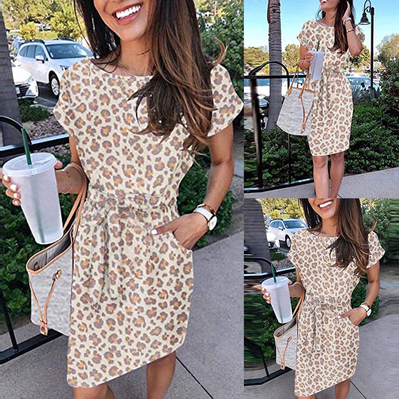 Dresses for Women 2023 Plus Size Summer Casual Midi Clearance Dresses ...